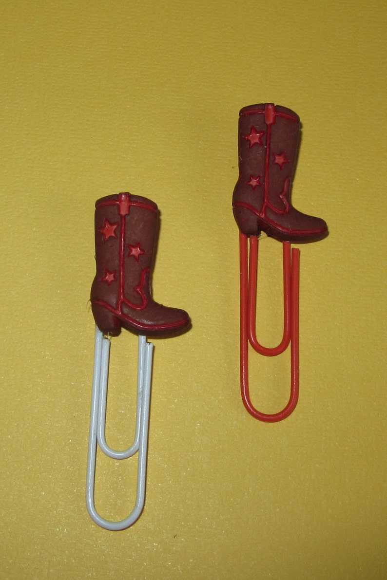 Cowboy Boot Paper Clips for Planners Organizers Journals - Etsy Singapore