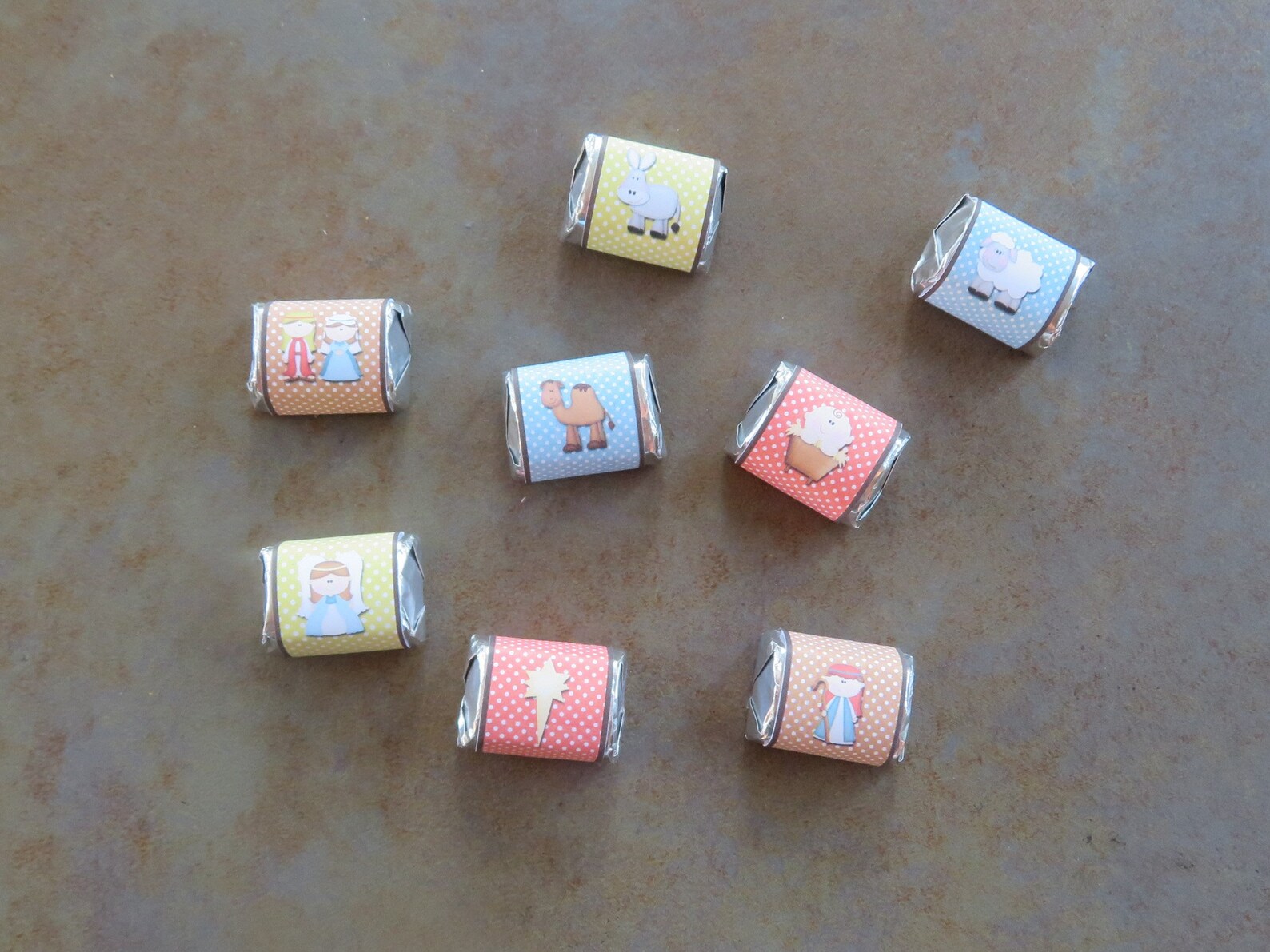 Nativity Wrapped Christmas Candy Religious Christmas Favors - Etsy