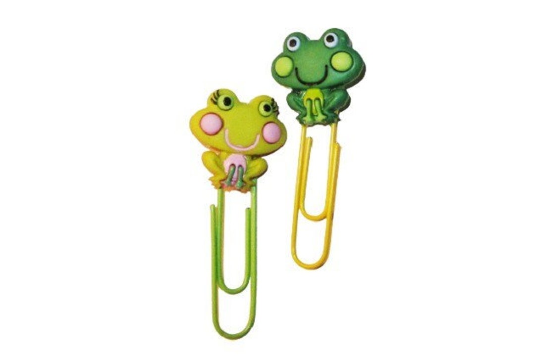 Frog Bookmarks, Paper Clips for Planners, Organizers, Gift for Teachers ...