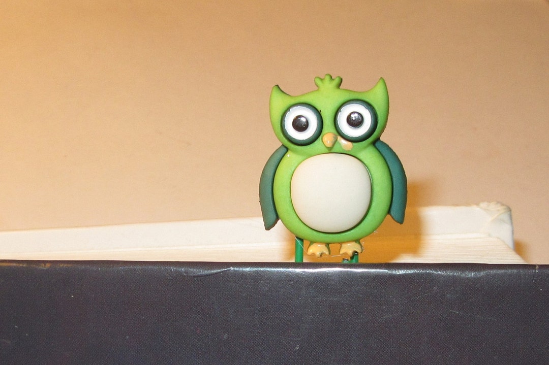 2 Fun Owl Paper Clips for Planners, Organizers, Filofax - Owl Bookmark ...
