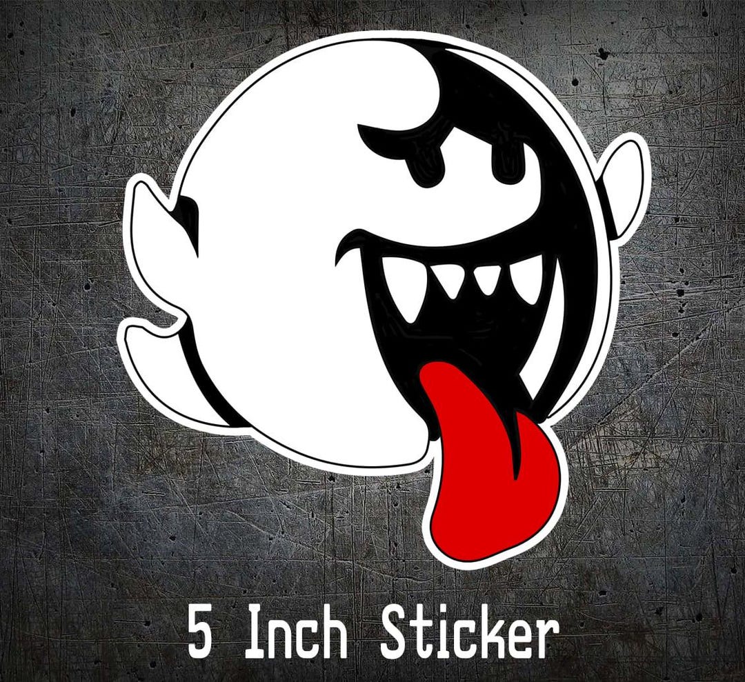Mario Boo Ghost Decal - Etsy