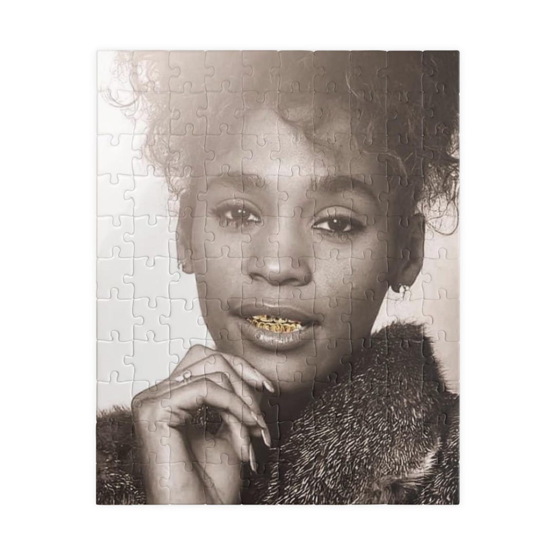 Whitney Houston With Gold Teeth Puzzle | Black History Month 110-520 ...