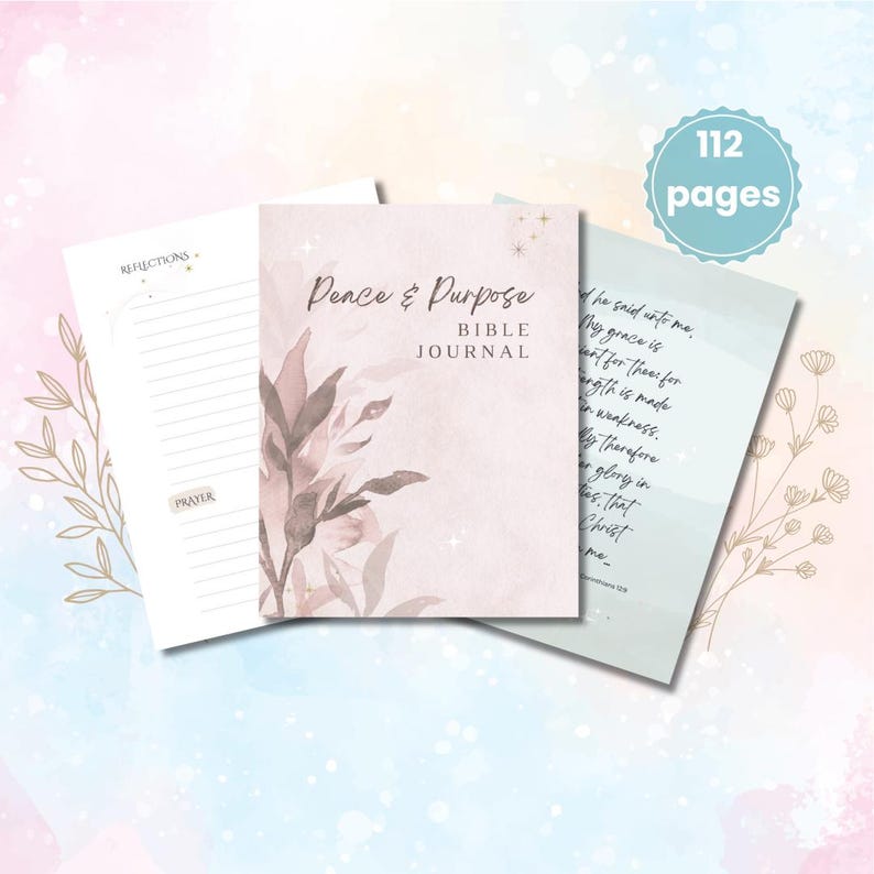 Faith & Wellness Collection, Printable, Faith Based Mental Health ...