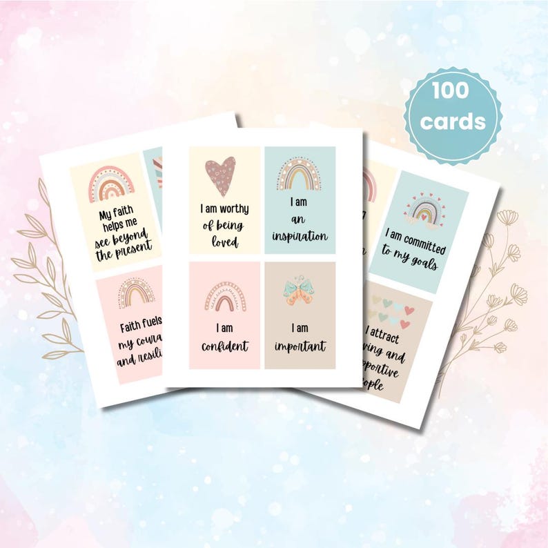 Faith & Wellness Collection, Printable, Faith Based Mental Health ...