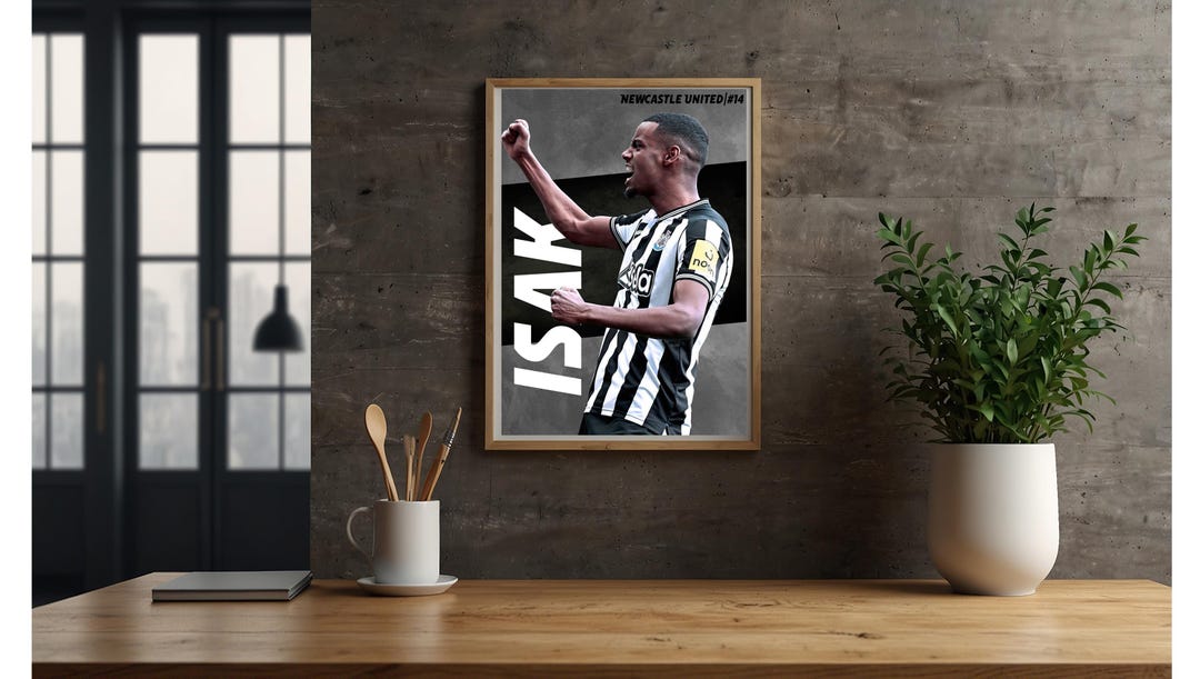 Alexander Isak Poster, Football Poster, Soccer Poster, Sports Poster ...