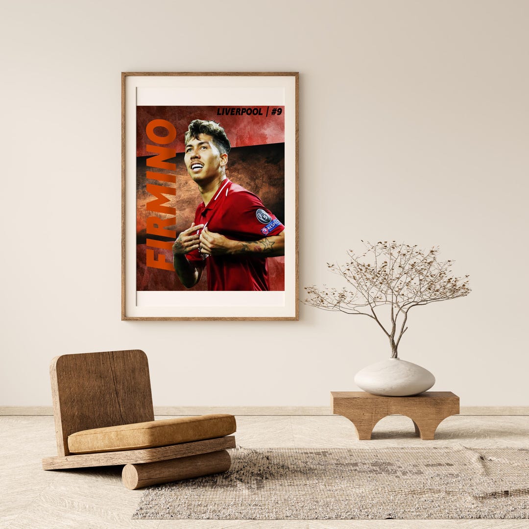 Roberto Firmino Poster, Football Poster, Soccer Poster, Sports Poster ...