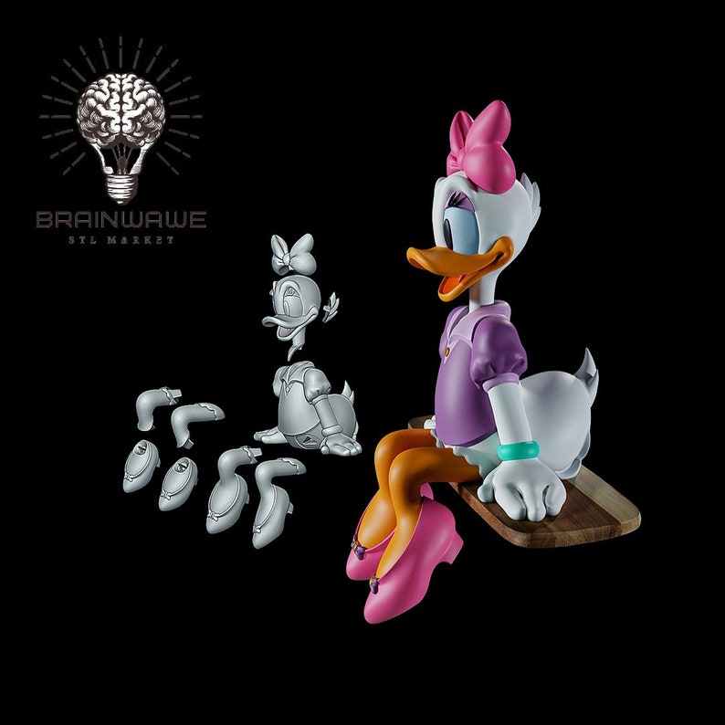 Cartoon Characters Figure 3D Stl Files 6 Lifesize Cartoon Character ...