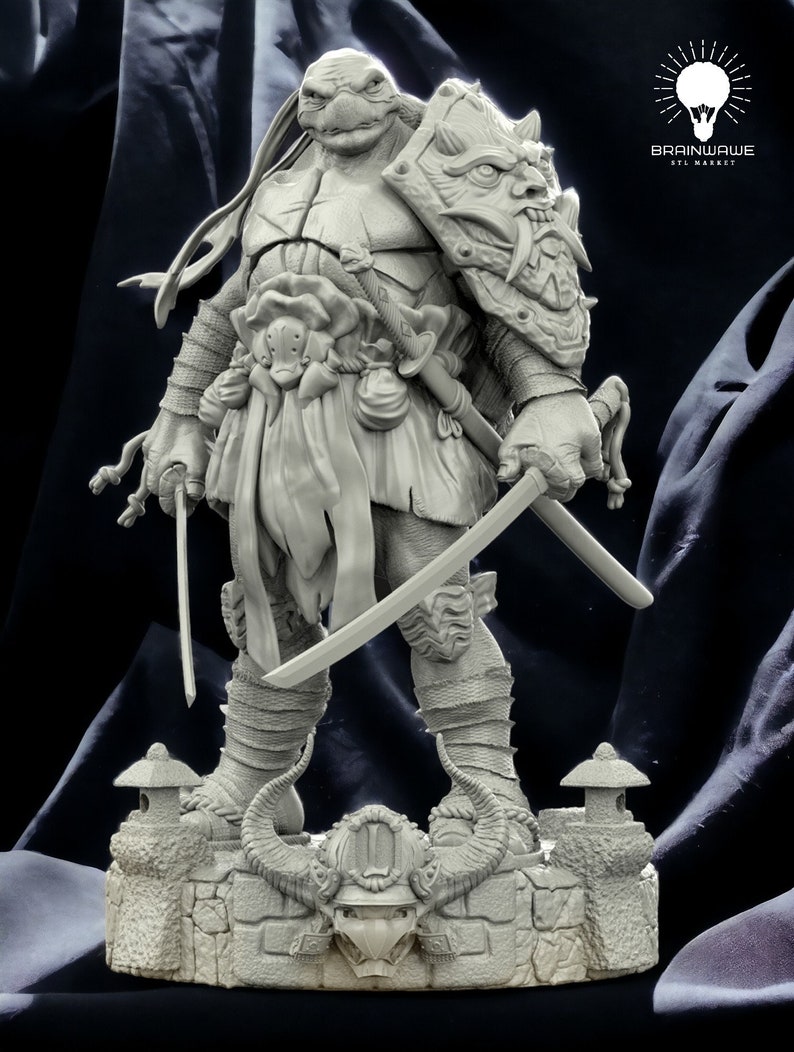 TMNT Leonardo Figure 3D Stl Files Teenage Mutant Ninja Turtles Leonardo ...