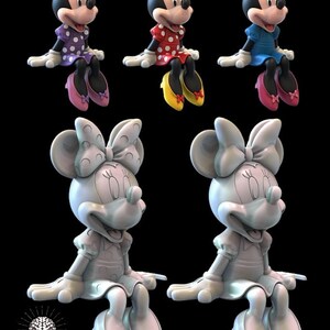 Cartoon Characters Figure 3D Stl Files - 6 Lifesize Cartoon Character ...