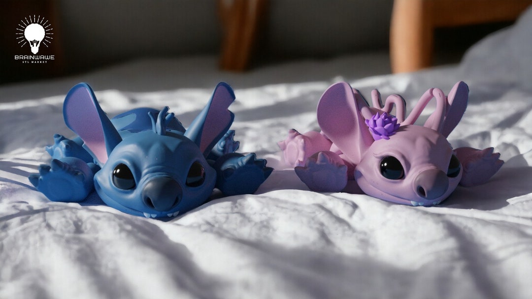 Flexi Stitch e Angel Figure 3D Stl File - Imprimir no local Stitch e ...