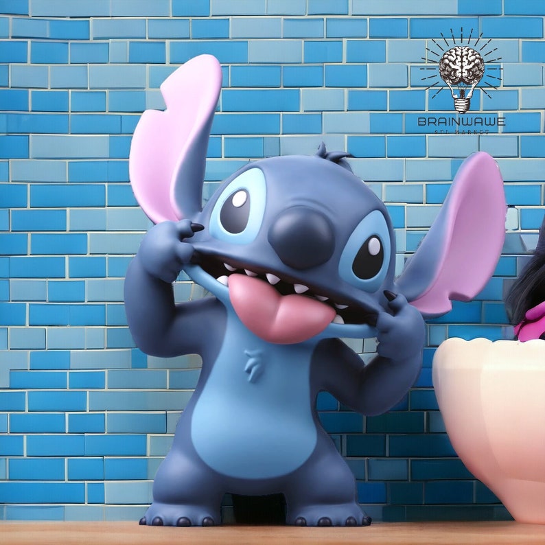 Stitch 3D Figure Pack Stl File 2 Stitch Figure Print in Place Stich ...