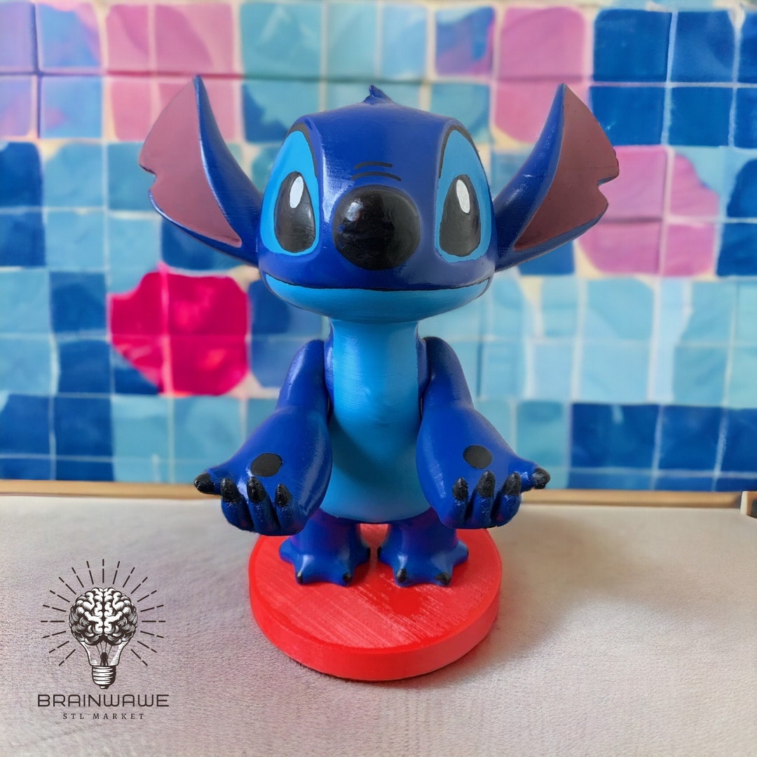 Stitch Controller Stand 3D Stl Files Imprimir no local Fácil de ...