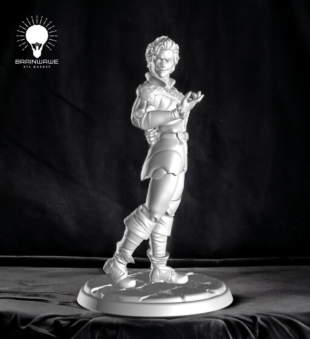 Baldurs Gate 3 Astarion Figure 3D Stl Files - Astarion Miniature 3D ...