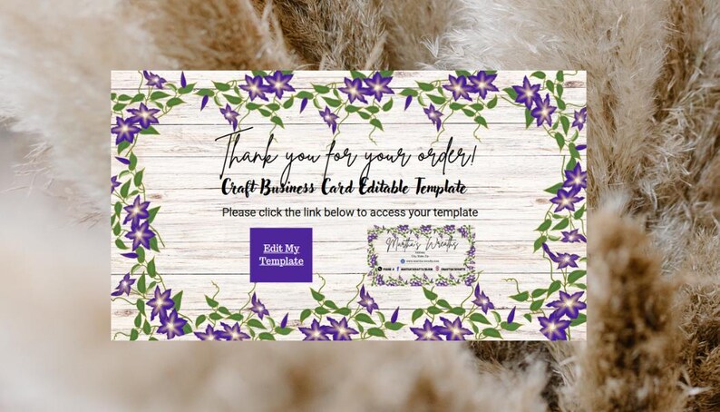 Craft Business Card Editable Template Crafts, Business Card Template ...