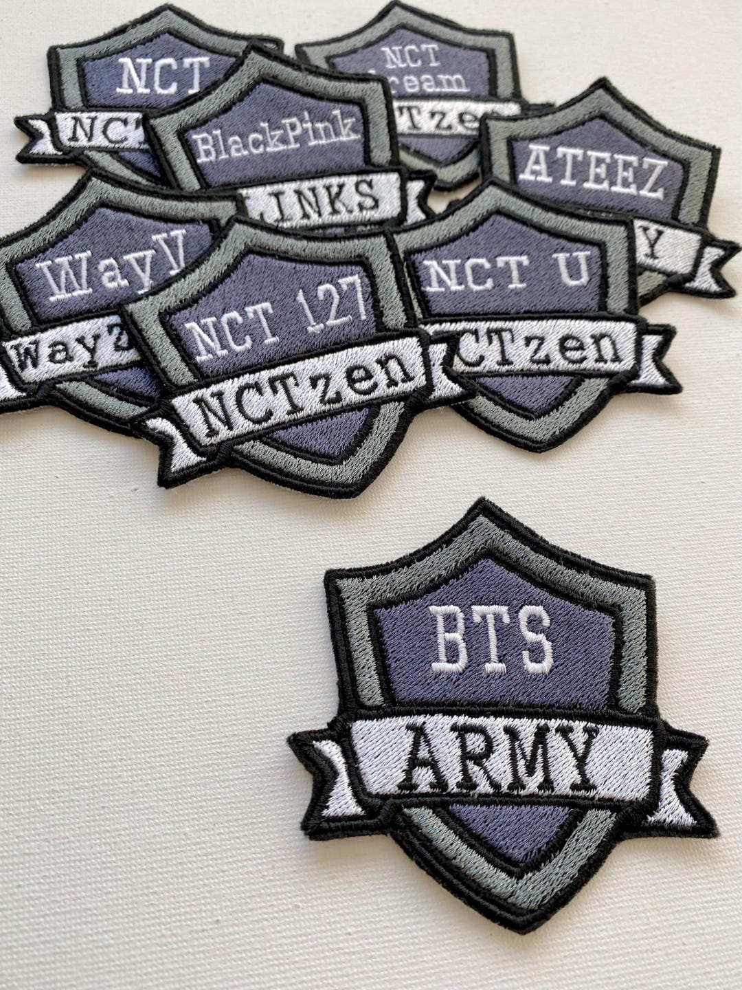 Kpop Groups Embroidered Patches, Sew on Patches, Gift for Kpop Fan ...