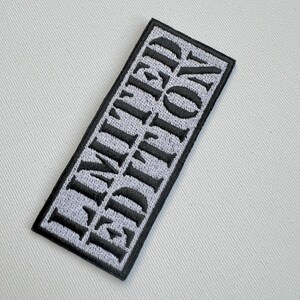 Limited Edition Embroidered Patches, Sew on Patches, Patches for Bags ...