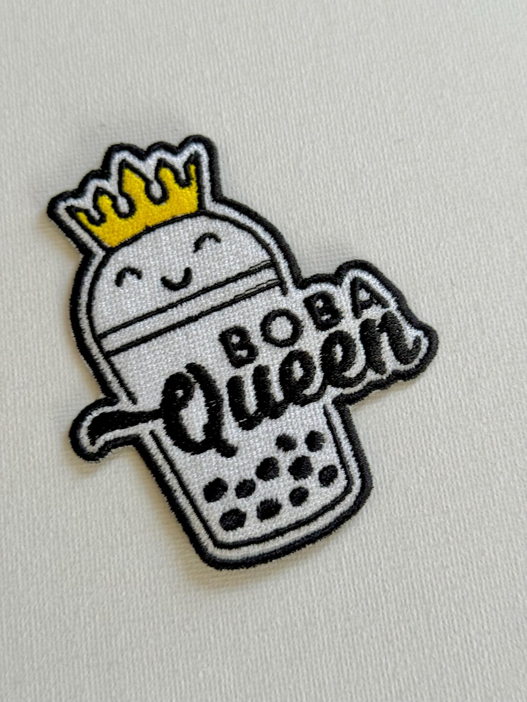 Bubble Tea Embroidered Patches, Sew on Patches, Patches for Bags ...