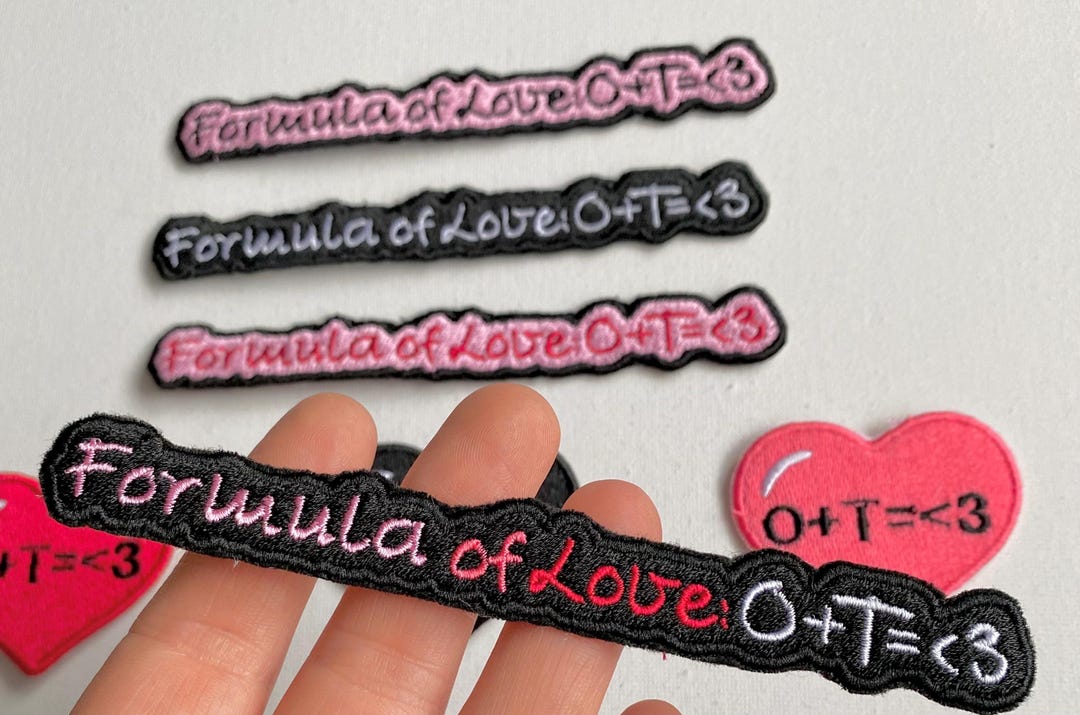 Twice Formulaoflove Embroidered Patches, Sew on Patches, Patches for Bags, Patches, Twice, Kpop ...