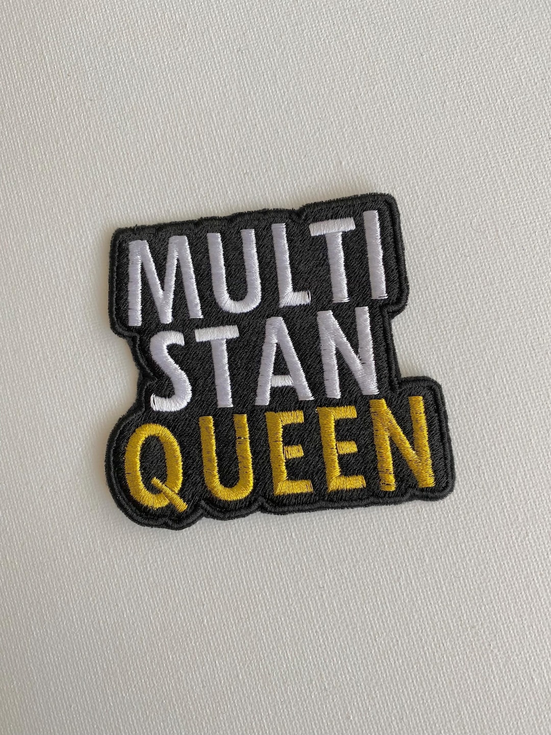 Multi Stan Queen Embroidered Patches, Sew on Patches, Patches for Bags ...