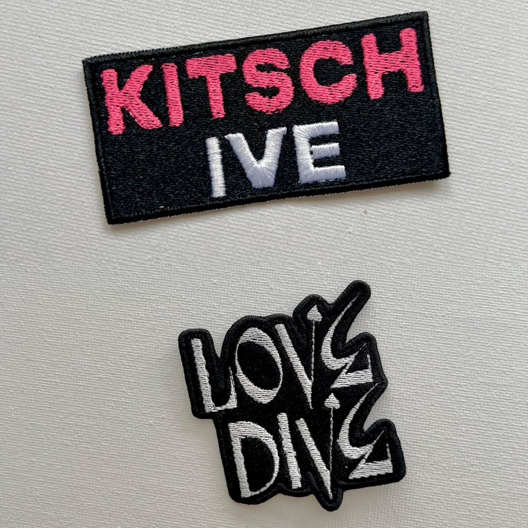 Ive Embroidered Patches, Sew on Patches, Patches for Bags, Kpop Patch ...
