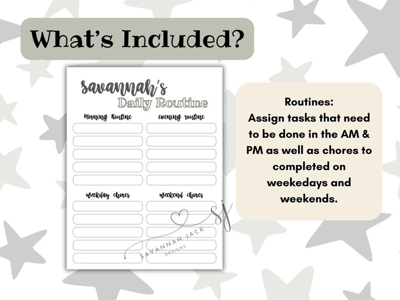 Teen Schedule Printable | Customizable Routine and Priorities for ...