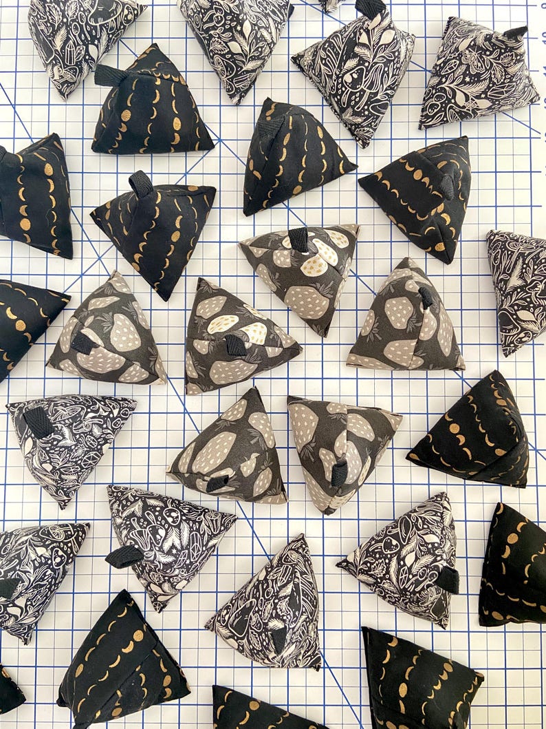 Handmade Fabric Weights With Drawstring Bag - Etsy