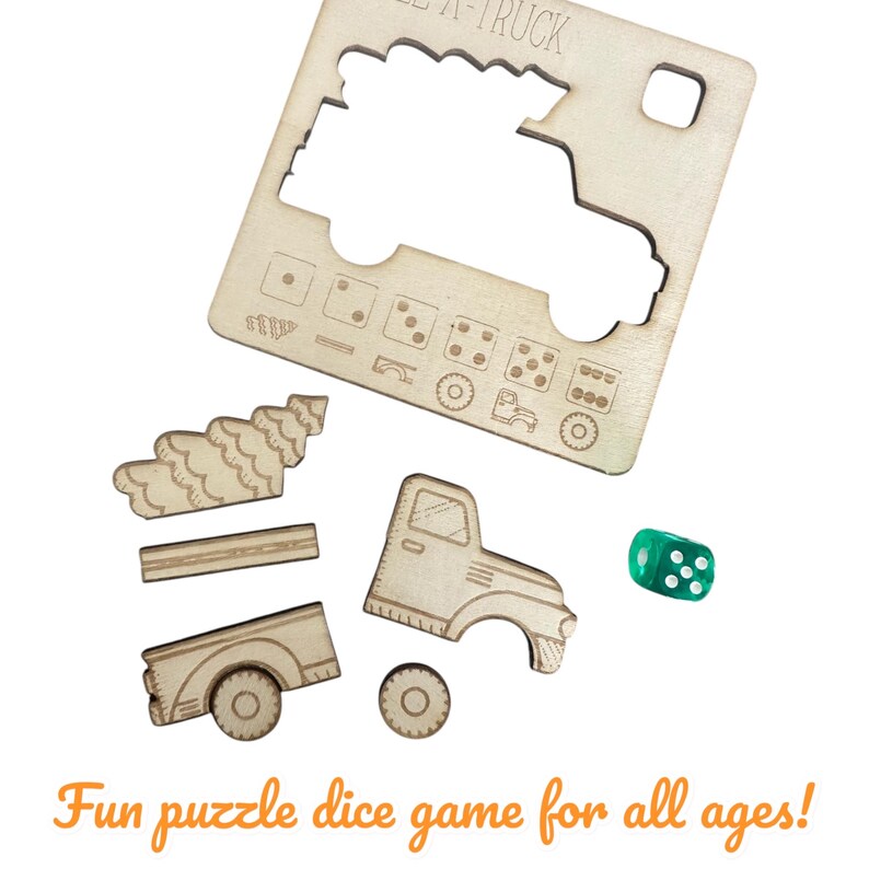 Digital Download Roll-a-penguin Dice Game Puzzle for Laser Cutting Dice ...