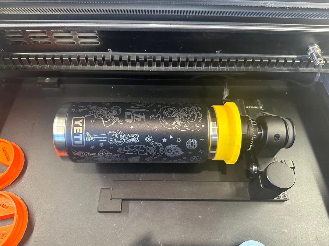 YETI Rambler Lid Adapter for Laser Rotary Easy Tumbler Cup Alignment ...