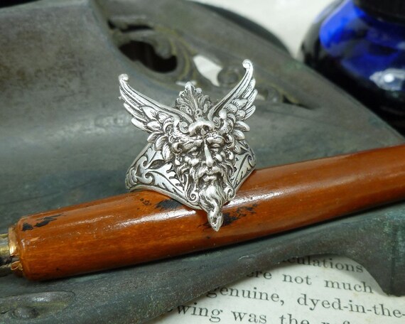 Astraeus God of 4 Winds Ring adjustable sp | Etsy