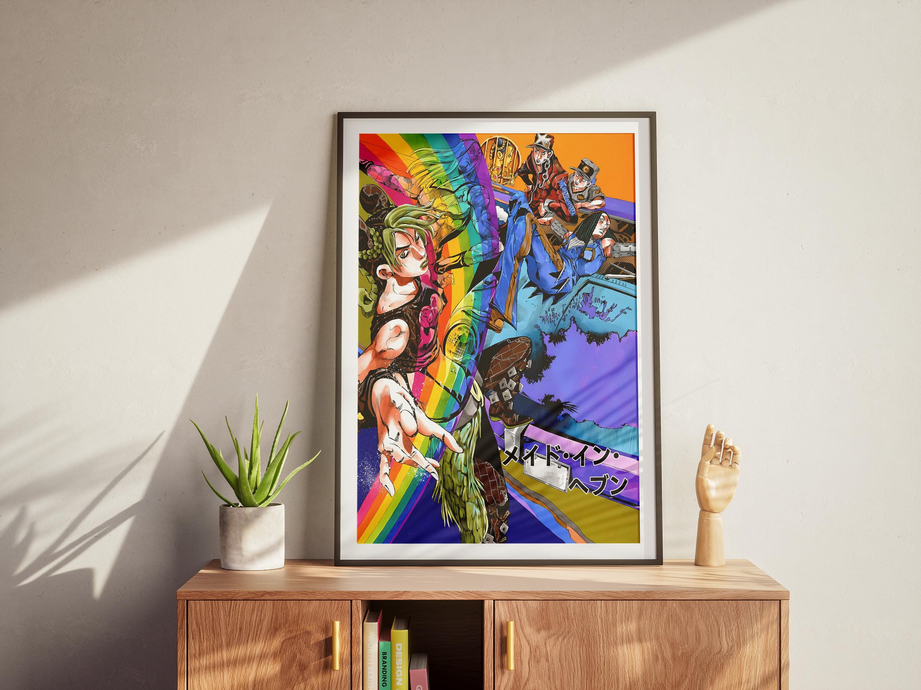 Jojo's Bizarre Adventure Part 6 Stone Ocean Poster, Manga, Anime Poster ...