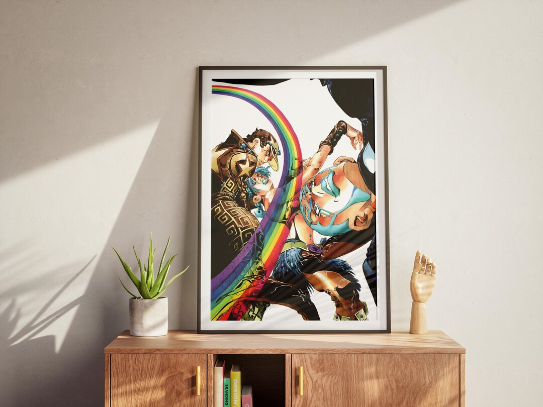 Jojo's Bizarre Adventure Jotaro Part 6 Rainbow Joestar, Manga, Anime ...
