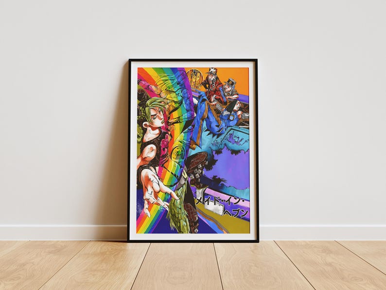 Jojo's Bizarre Adventure Part 6 Stone Ocean Poster, Manga, Anime Poster ...