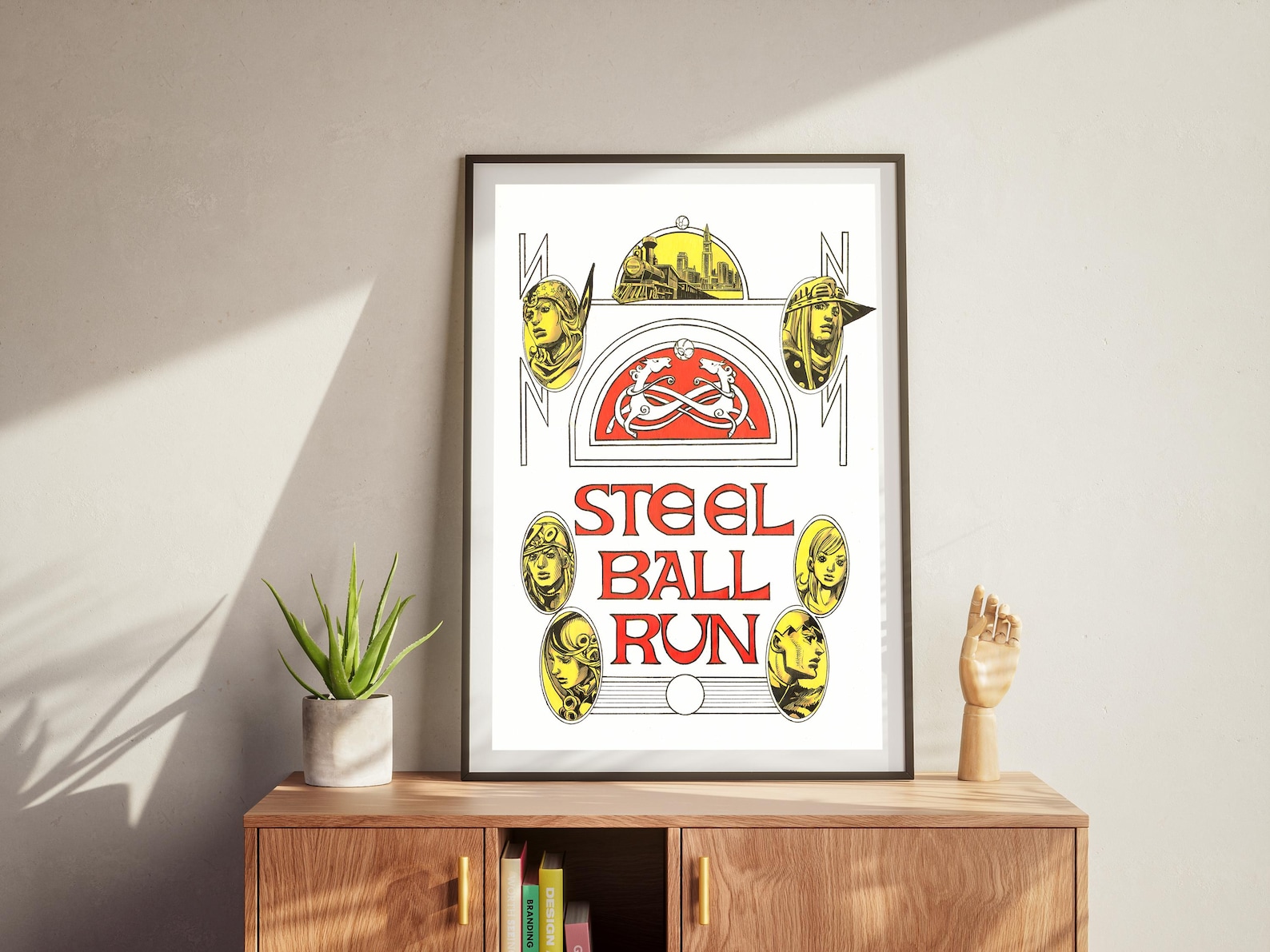 Jojo Part 7 Steel Ball Run Poster, Anime/manga Wall Art Print, Home ...