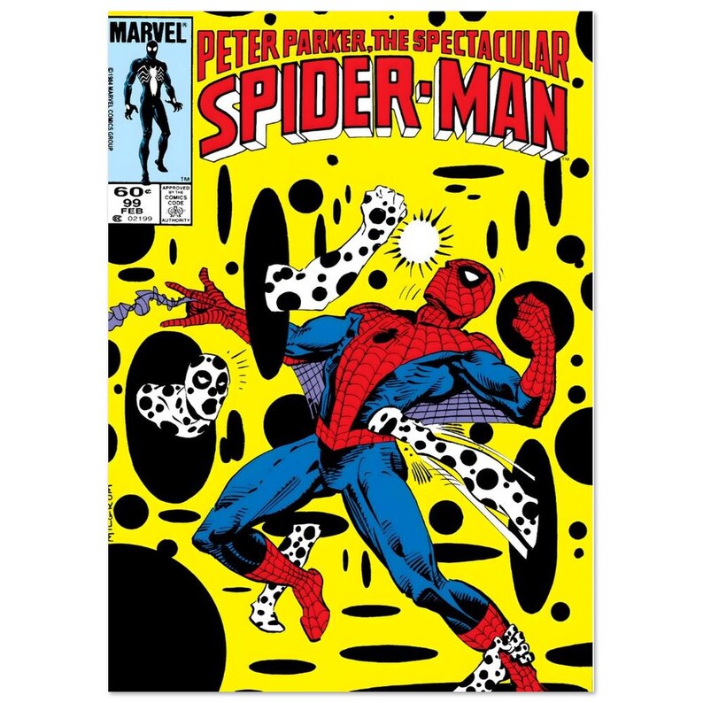 Spiderman, the Spot Comic Cover Art Poster, Hero Wall Decor, Marvel Fan ...