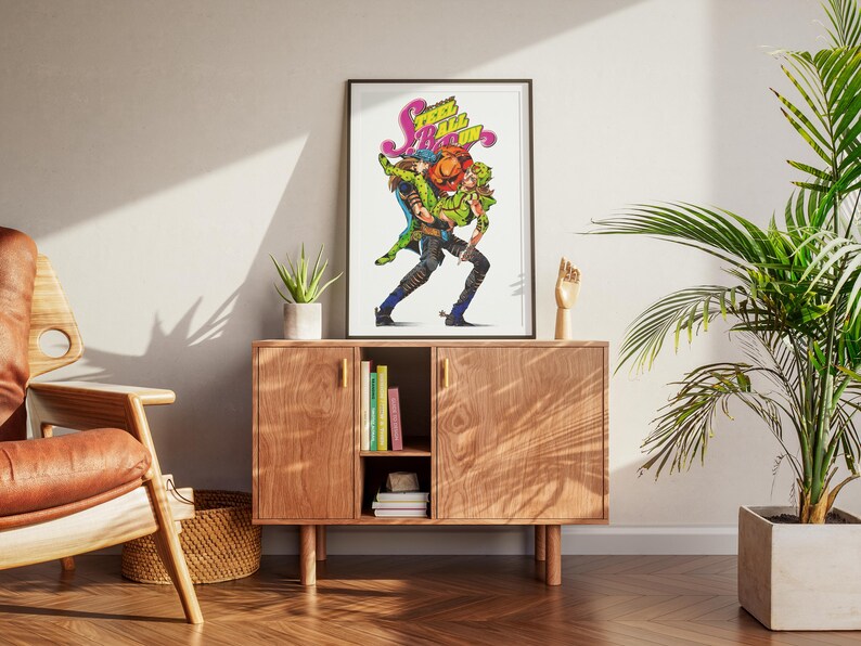 Jojo Part 7 Steel Ball Run Poster, Anime/manga Wall Art Print, Home ...