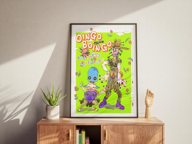 Jojo's Bizarre Adventure Part 3 Oingo Boingo Manga, Anime Print Semi ...