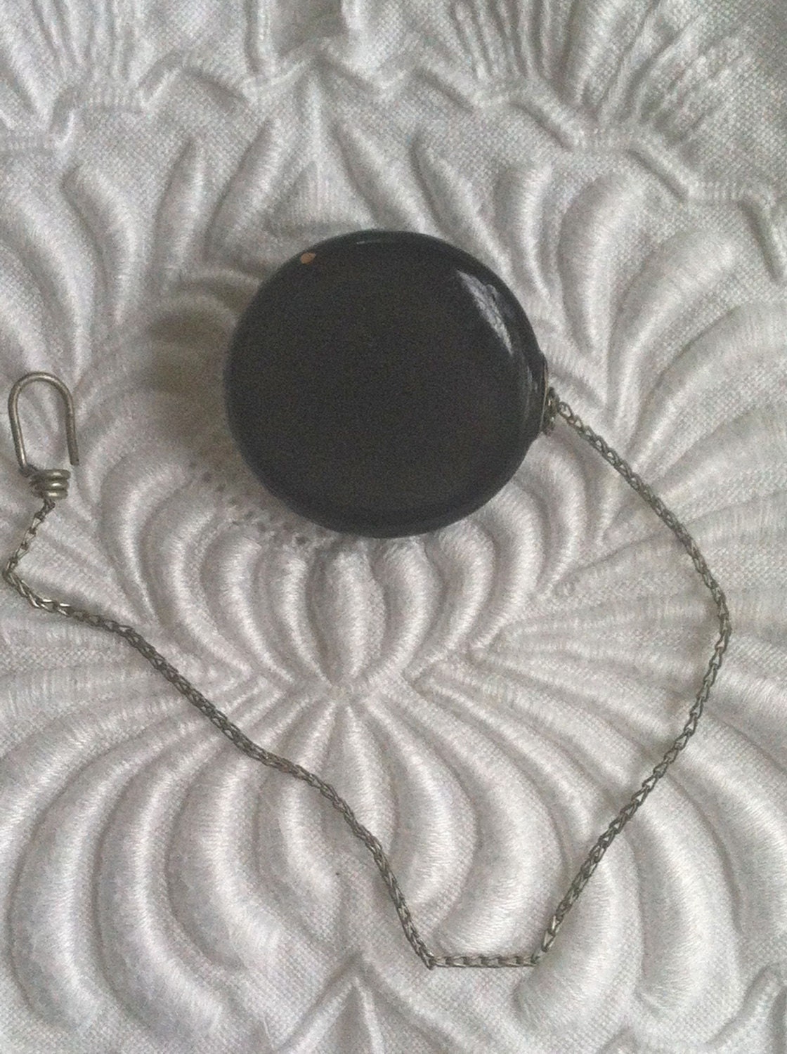 Vintage Black Bakelite Watch Pin - Etsy