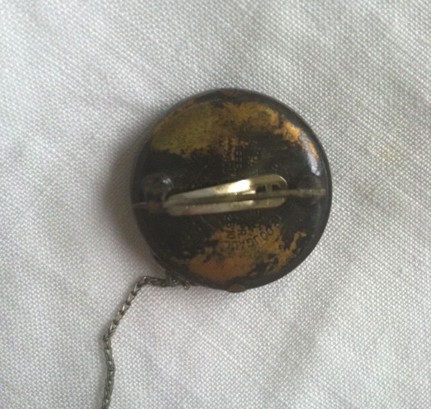 Vintage Black Bakelite Watch Pin - Etsy
