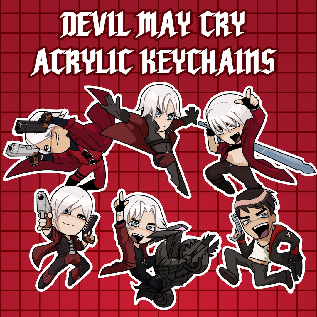 Devil May Cry Inspired Dante Keychains - Etsy
