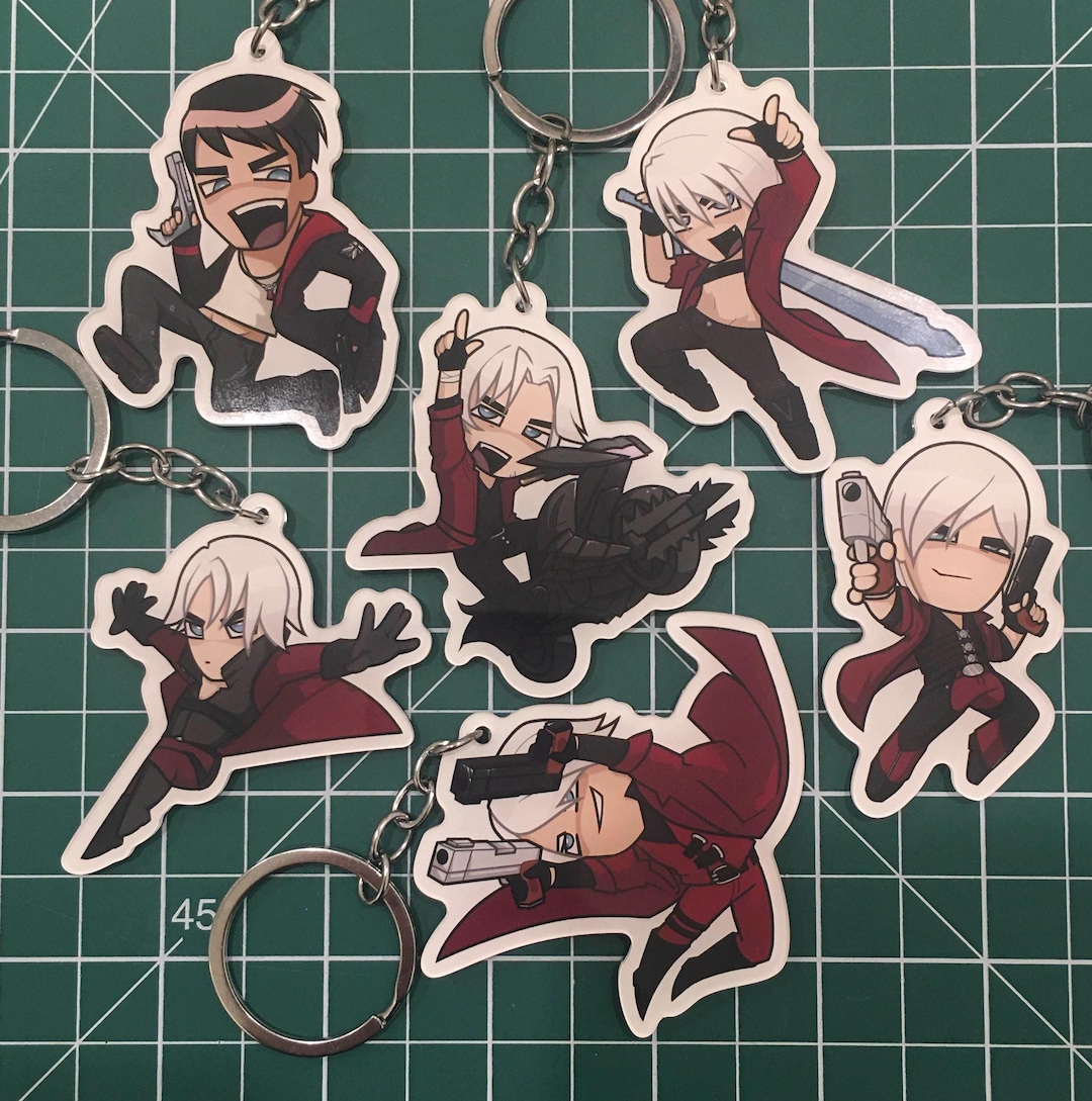 Devil May Cry Inspired Dante Keychains - Etsy