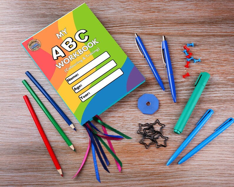 My ABC Workbook: Colouring & Tracing | Activity Book for Children Aged ...