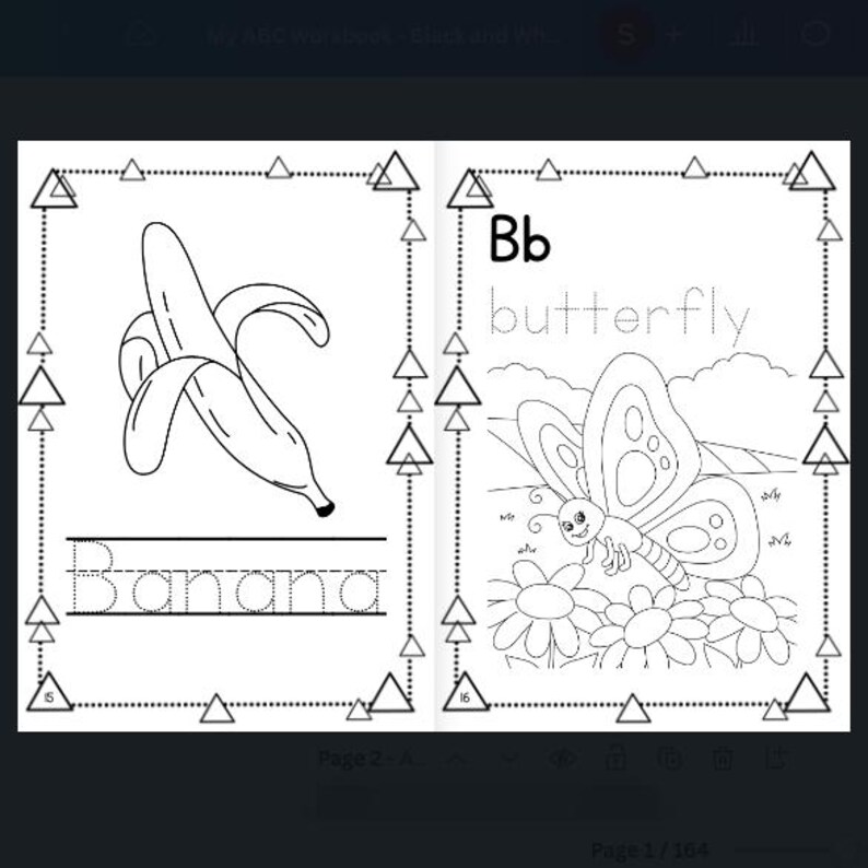 My ABC Workbook: Colouring & Tracing Activity Book for Children Aged 3 ...