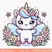 Clipart licorne, clipart fée, Png et SVG, licorne de printemps, licorne ...