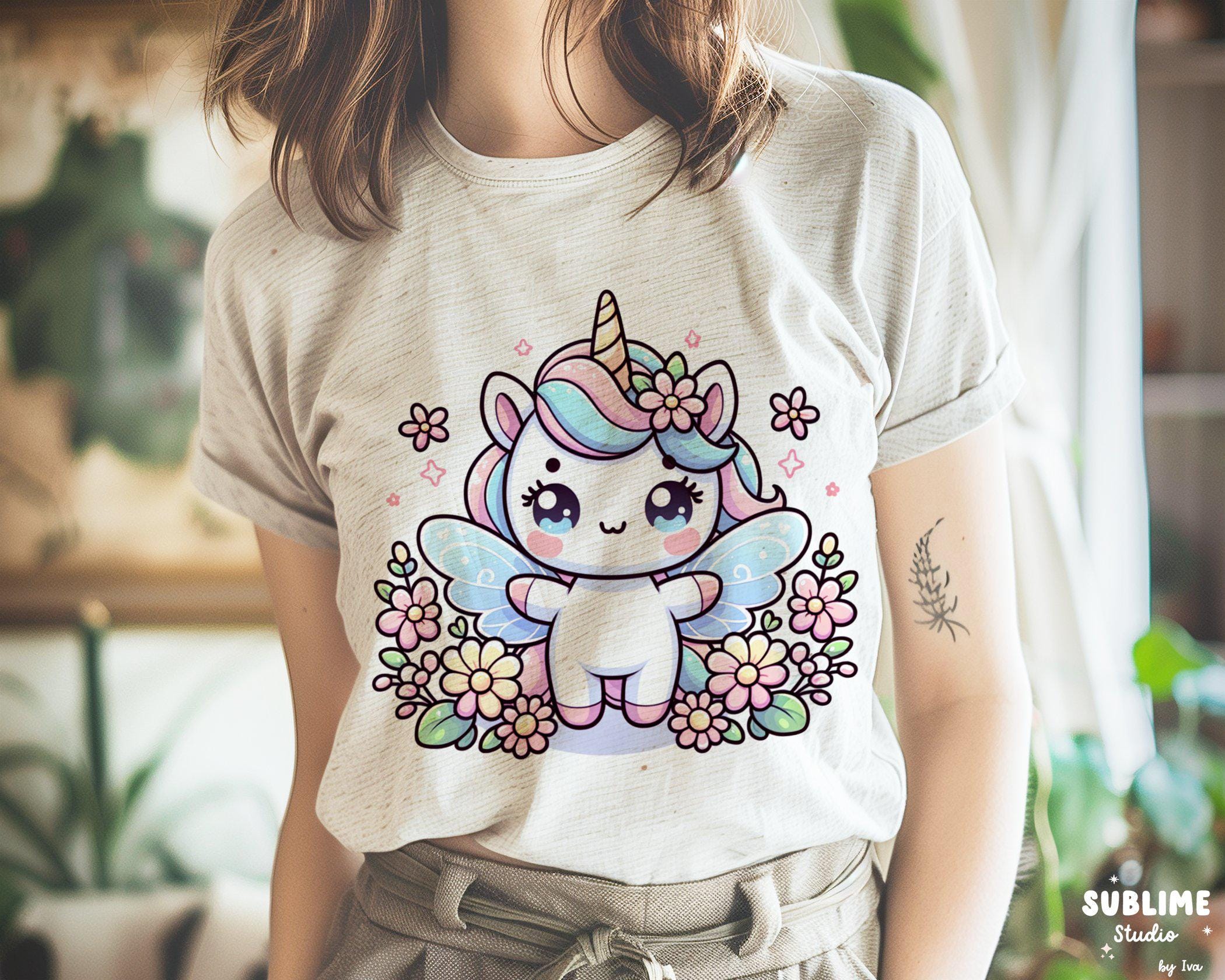 Clipart licorne, clipart fée, Png et SVG, licorne de printemps, licorne ...