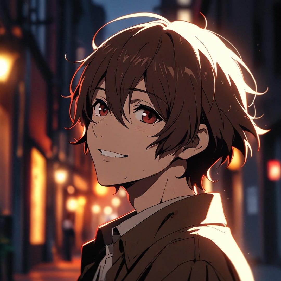 Dazai Osamu Smiling Softly - Etsy