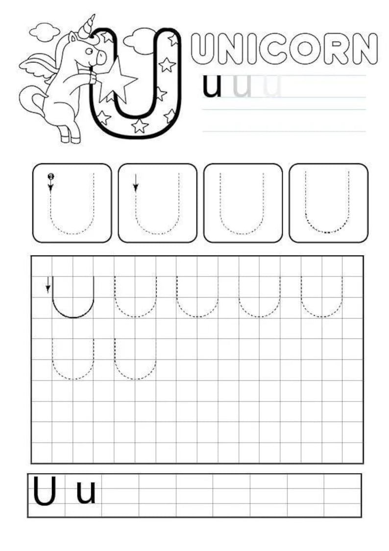 ABC Alphabet Coloring Book for Toddlers – 26 Printable Pages (PDF ...