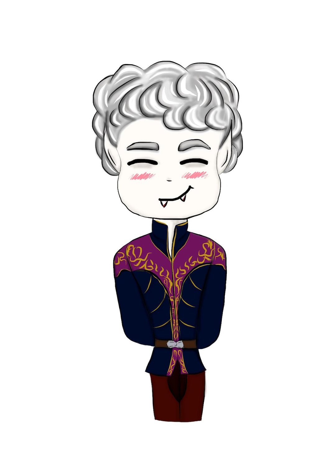 Chibi Astarion BG3 Sticker - Etsy