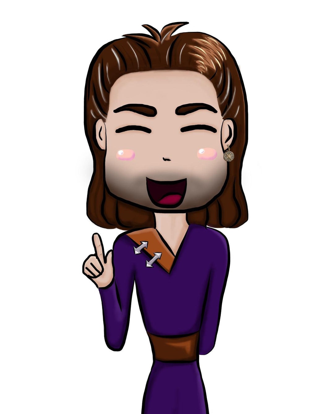 Chibi Gale BG3 Sticker - Etsy