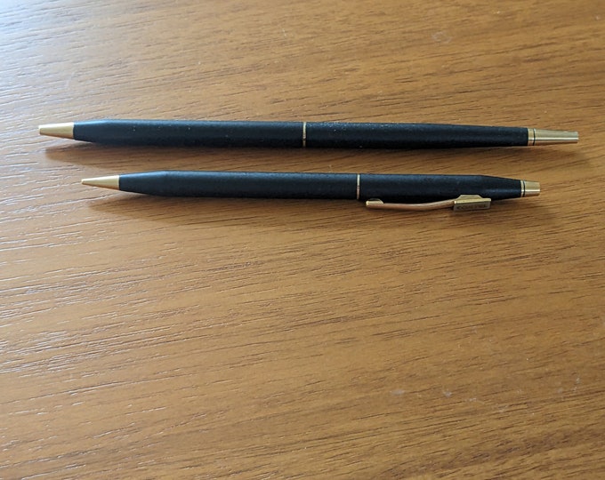 Black Cross Pen and Pencil Set Made for Defunct Company Collectible ...
