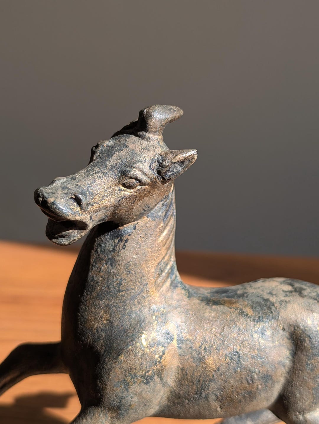 1960s Reproduction of a Tang Dynasty Horse Made in Cast Iron by OMC ...